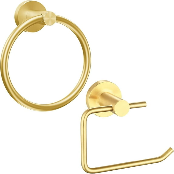 Fuliko and Toilet Paper Holder Set, Steel Hanger and Tissue Roll ...