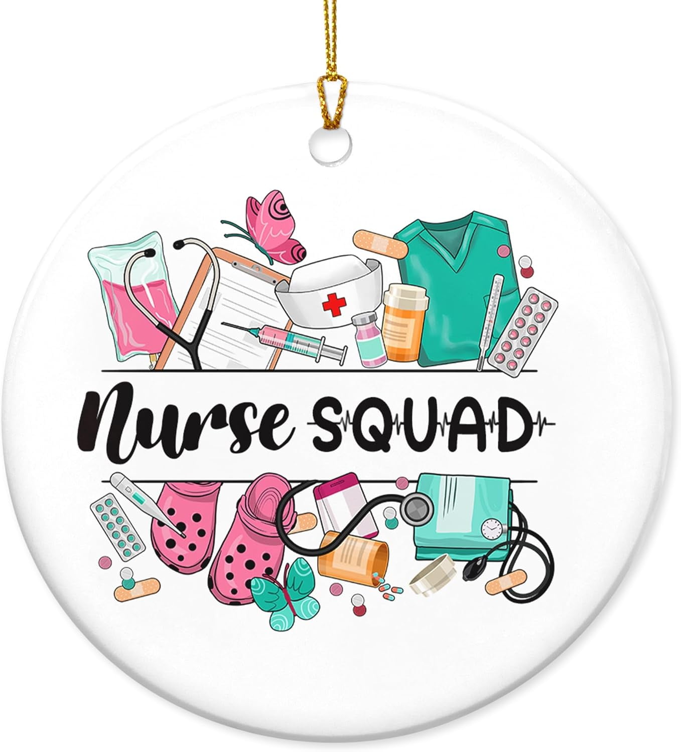 Fuliko for Nurses, 2025 Christmas Ornaments Thank You, Appreciation for ...