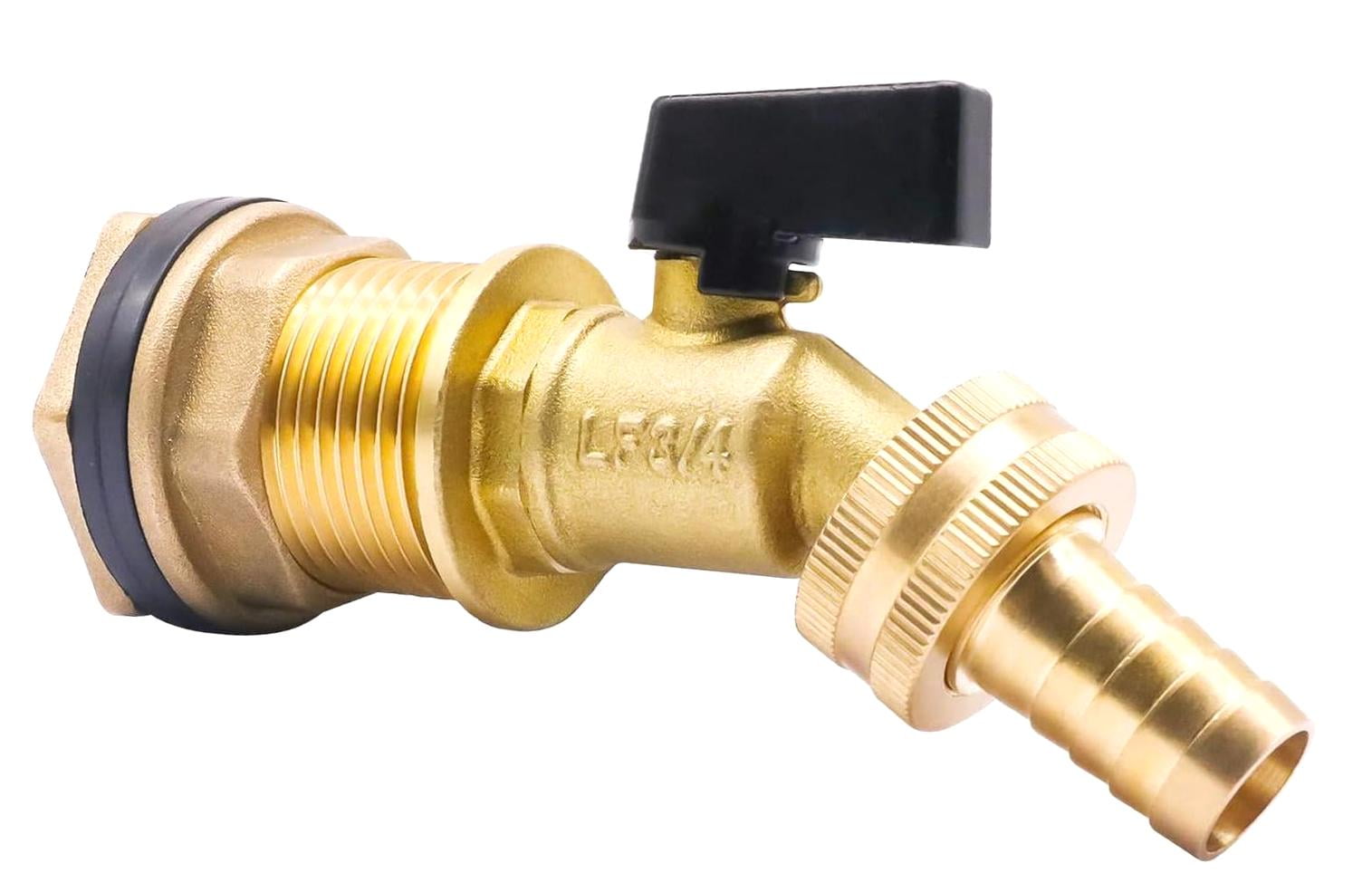 Fuliko rain barrel tap, 55 gallon water reservoir , bulkhead valve for ...