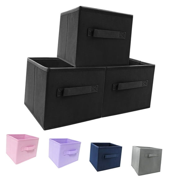 Fuliko storage bins collapsible storage bins, cube storage organizer ...