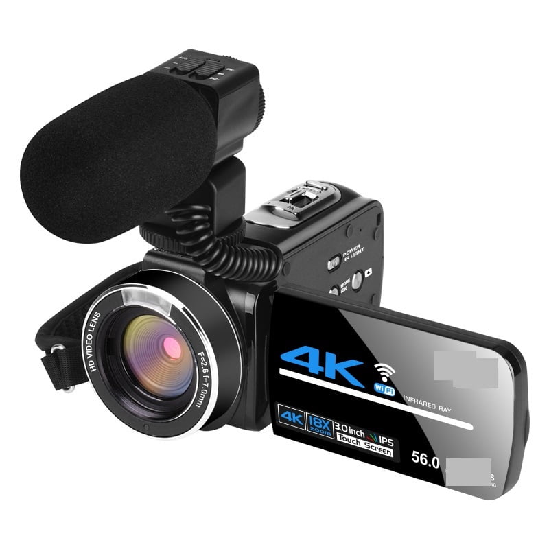 Full 4k Camcorder Professional Video Camera Live Streaming Night Vision ...