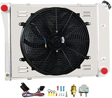 Full Aluminum Radiator for 1964-1987 Chevy Camaro Chevelle El Camino ...