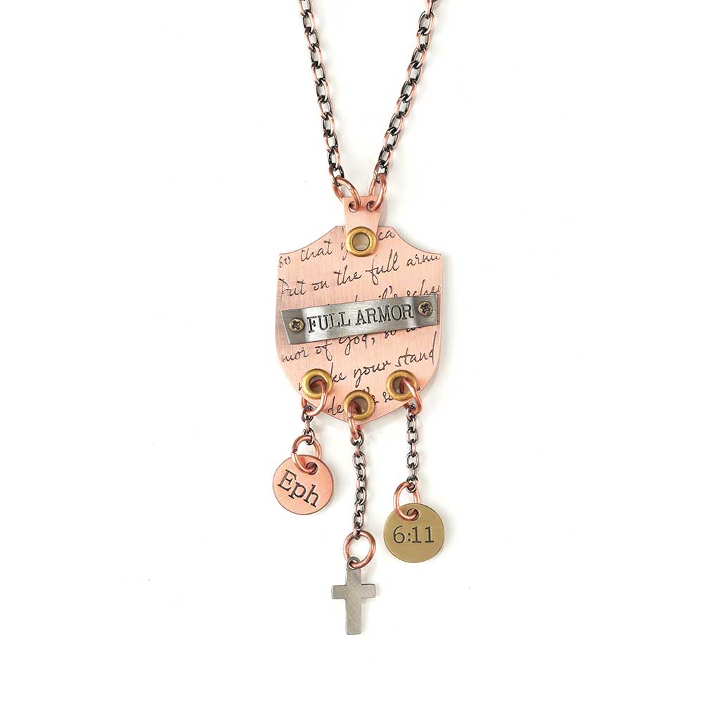 Full Armor of God Mixed Metal Shine Auto Mirror Dangle Car Charm ...