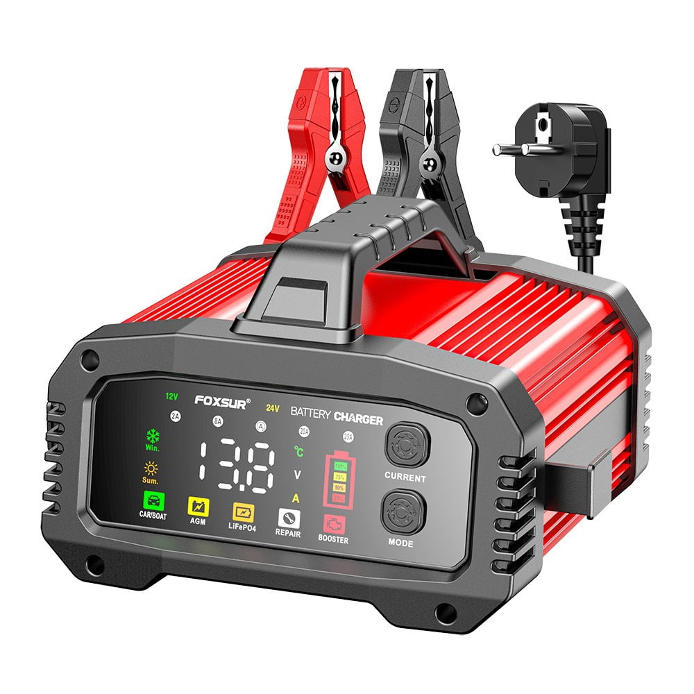 Full Automatic Car Battery Charger 12V/25A | 24V/15A Intelligent Pulse ...