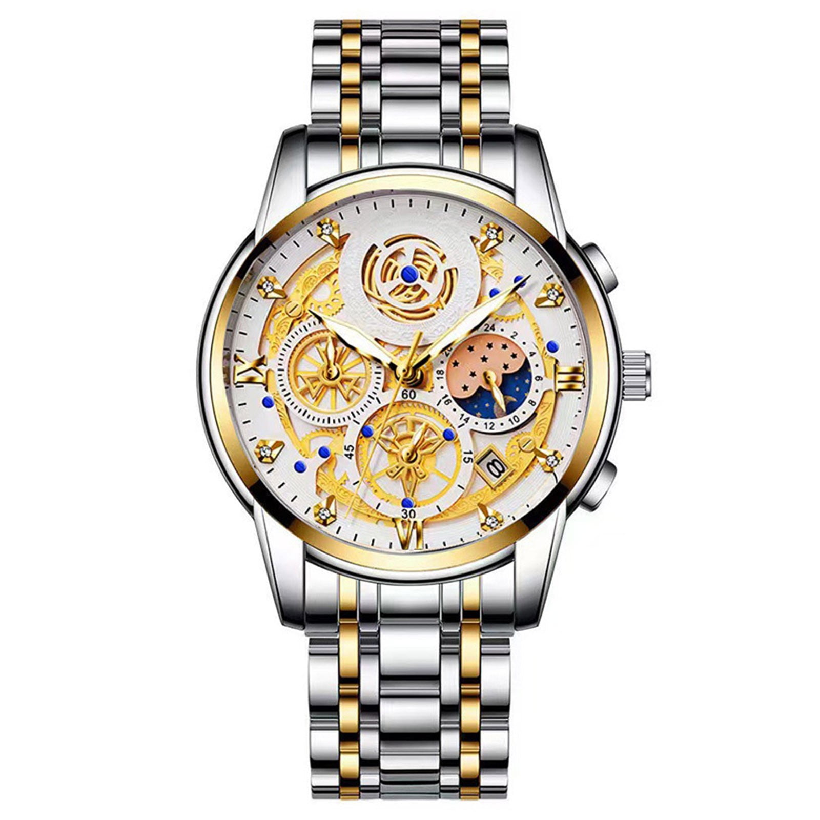 Full Automatic Mechanical Watch And Trendy Korean Quartz Men's Watch ...