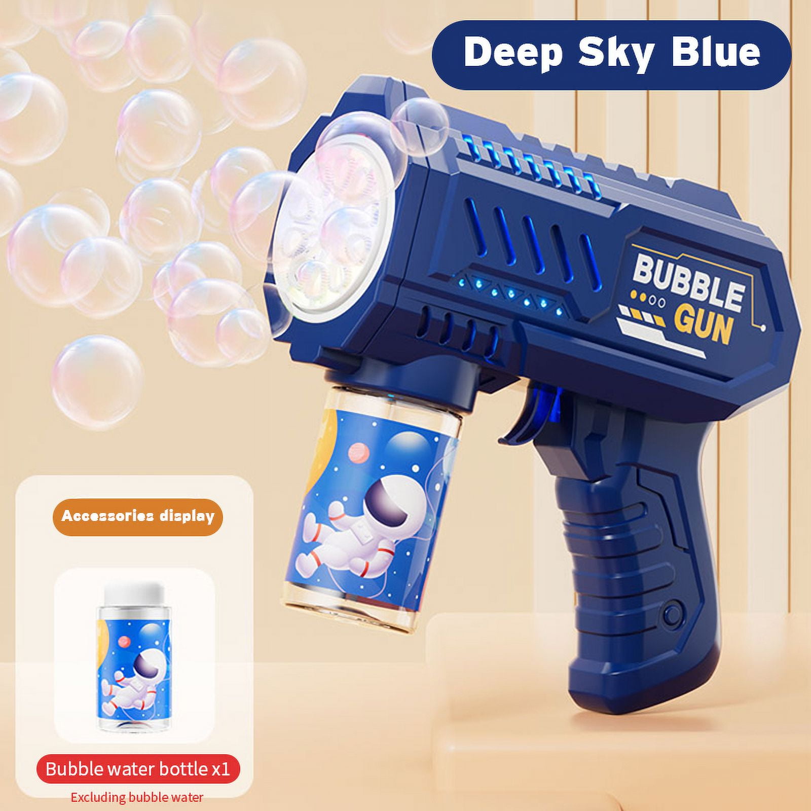 Full-Automatic Space Bubble Blowing Toy Bubble Gun Outdoor Bubble Machine Gift Holiday Gift Toy ...