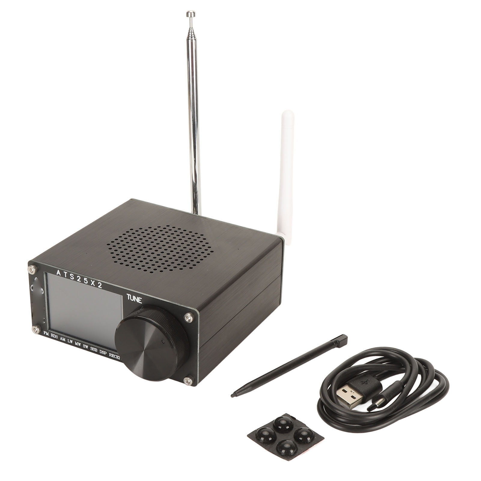 Full Band Radio Receiver Touchscreen Shortwave FM LW MW SW SSB Receiver ...