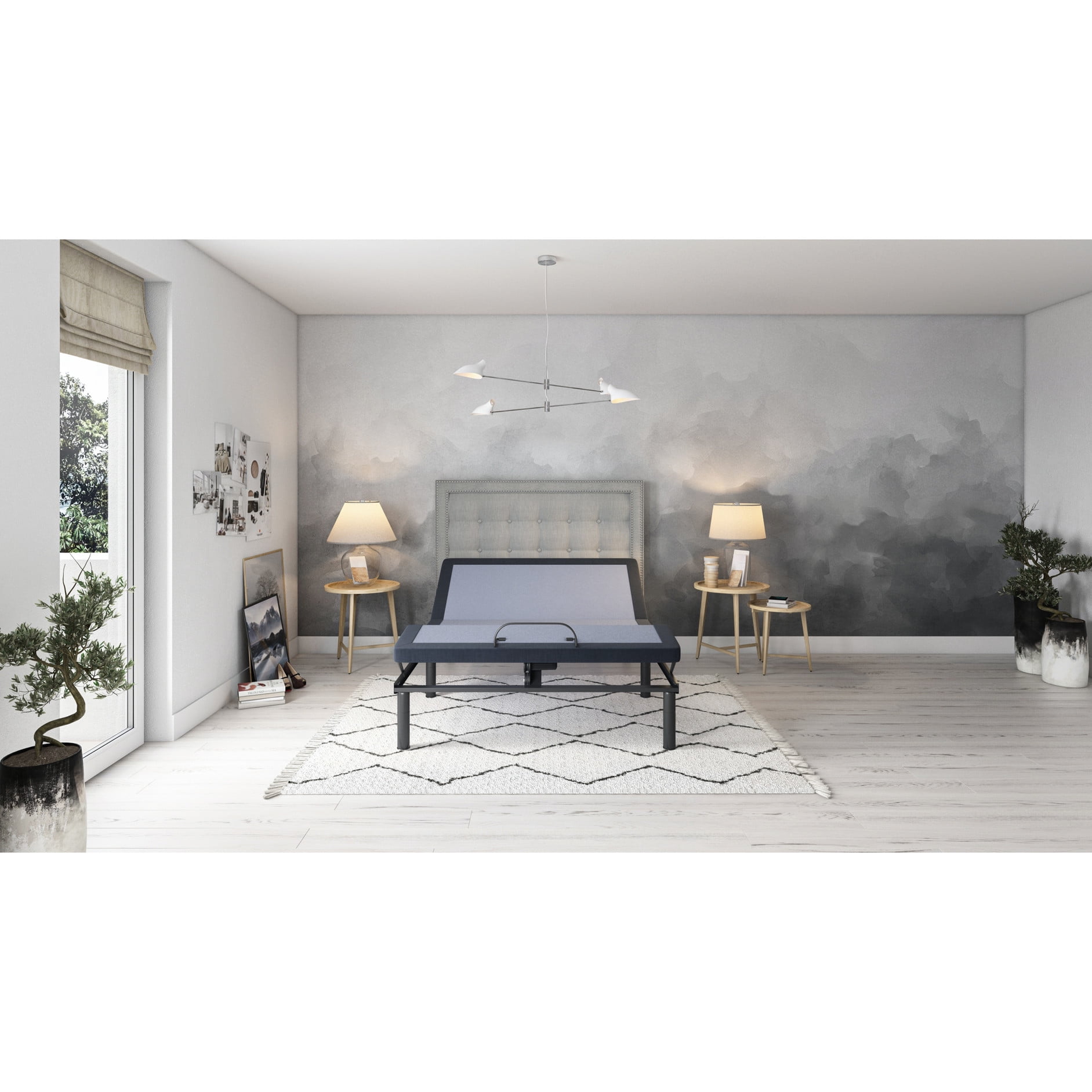 Full Bed Base | Bluetooth Connection and USB Charging | Modern ...