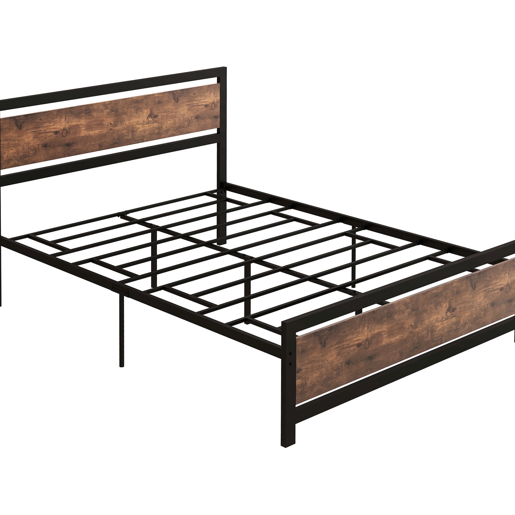 Full Bed - No Box Spring Required & 12.25" Elevation Storage - Bedroom ...