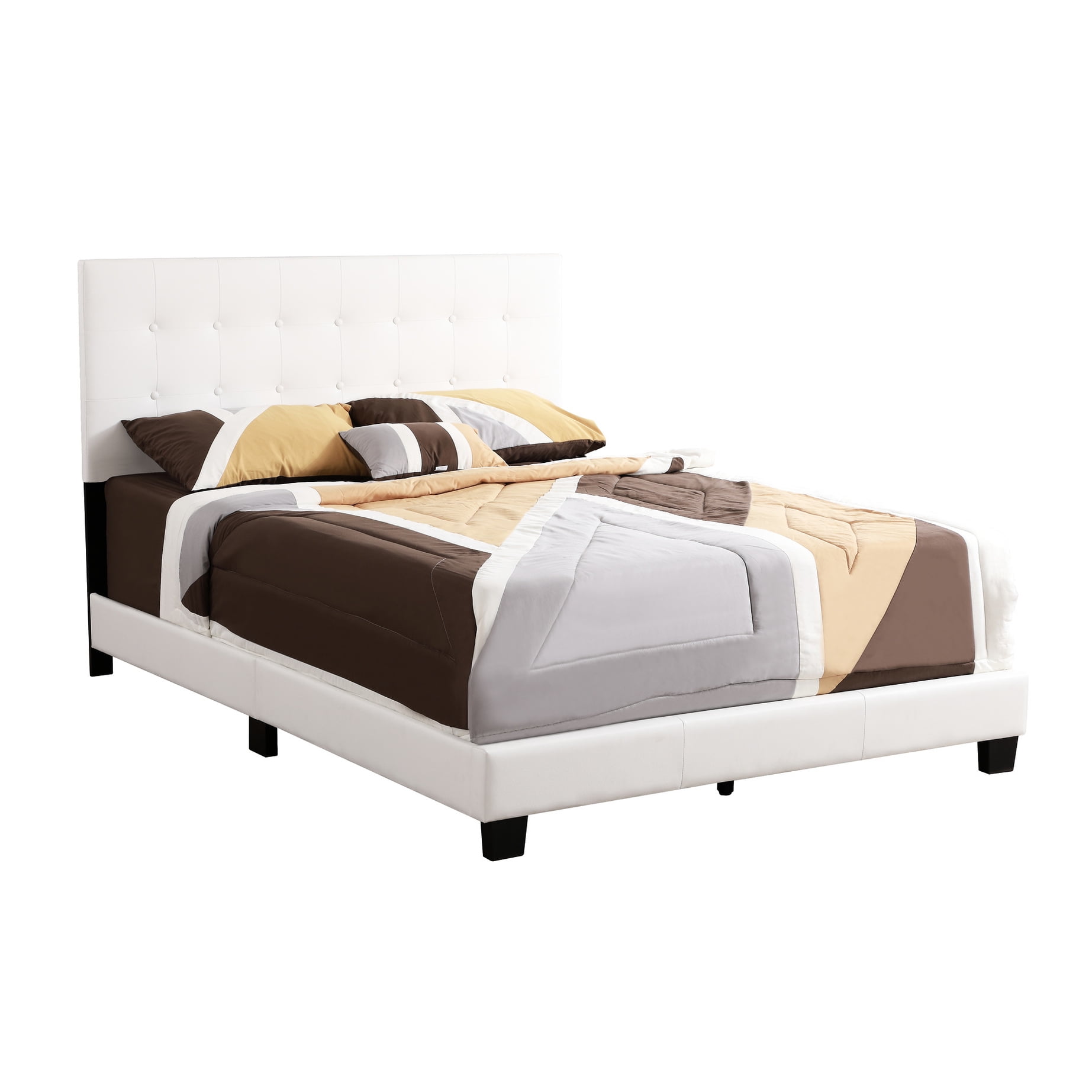 Full Bed / White Color, 78 in Wide / Family Bedroom Essential - Walmart.com