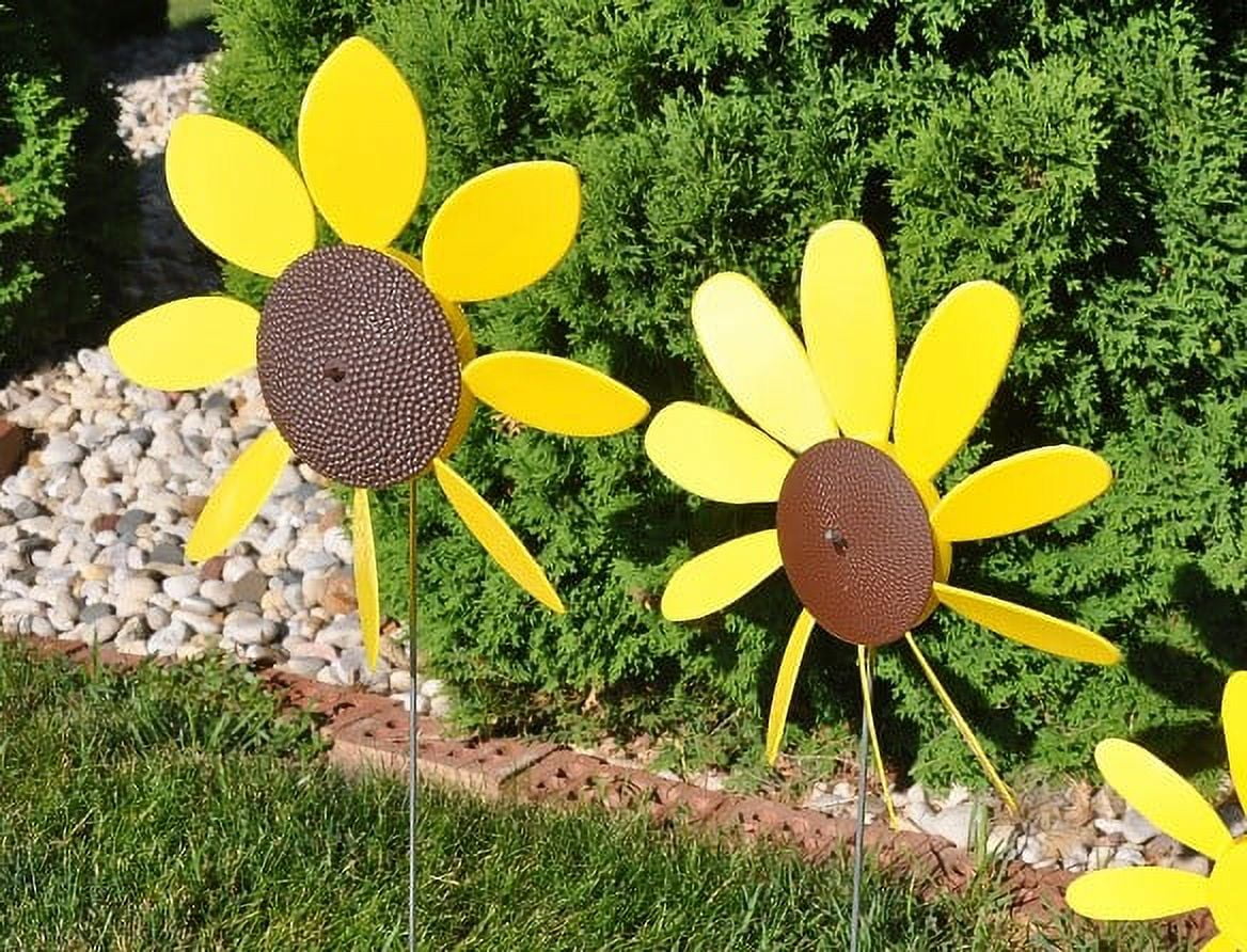 Full Bloom Spinning Daisy, SunFlower (9 case), Flower spinners, wind ...