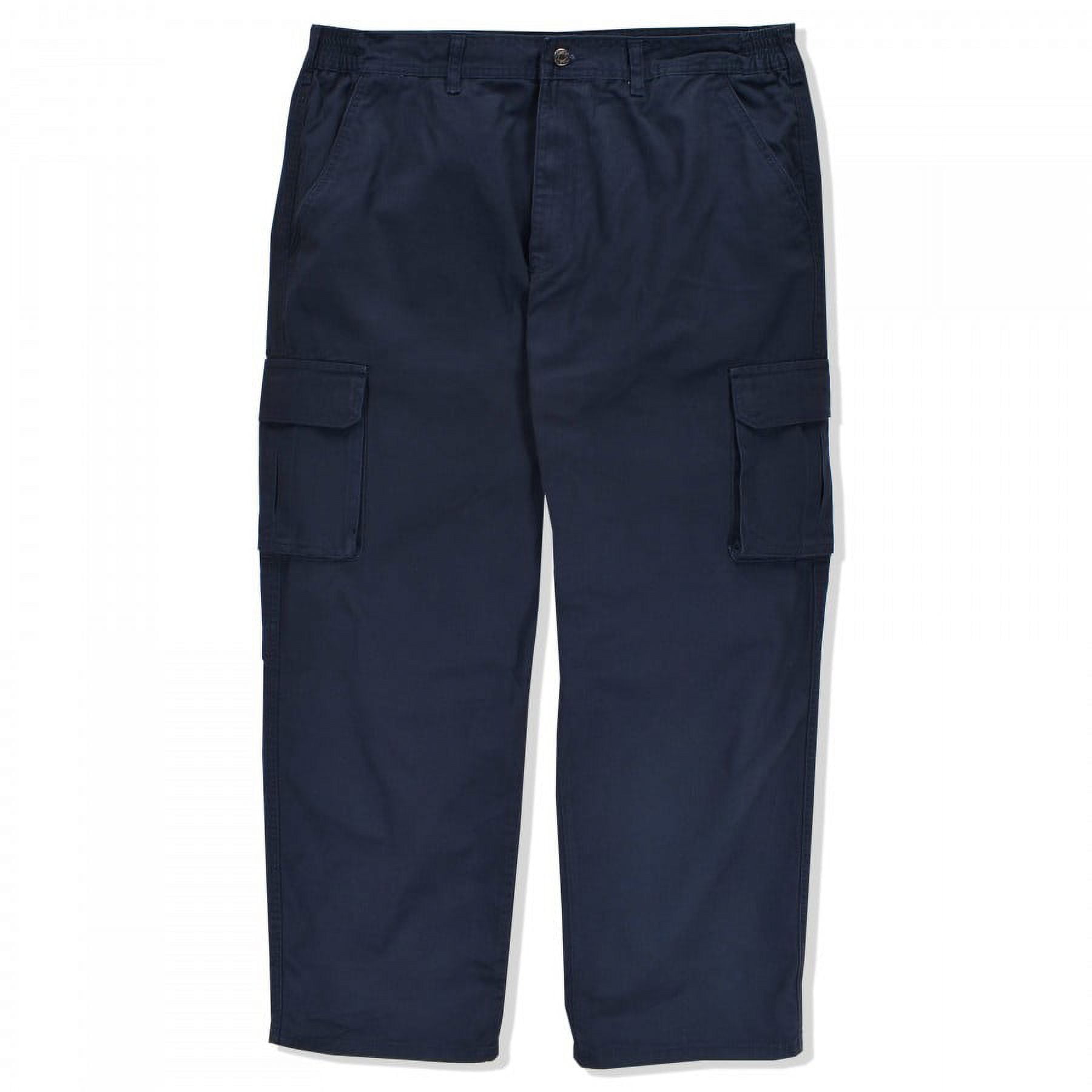 Full Blue Big & Tall Men's Cargo Pants 100% Cotton - Walmart.com