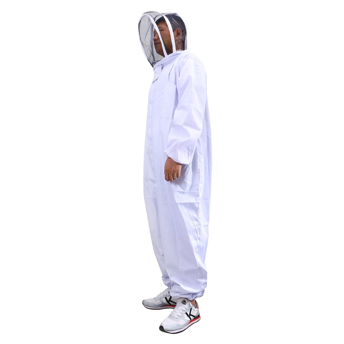 Full Body Bee Keeping Suit Beekeeping Suit with Veil Hood Beekeeping ...