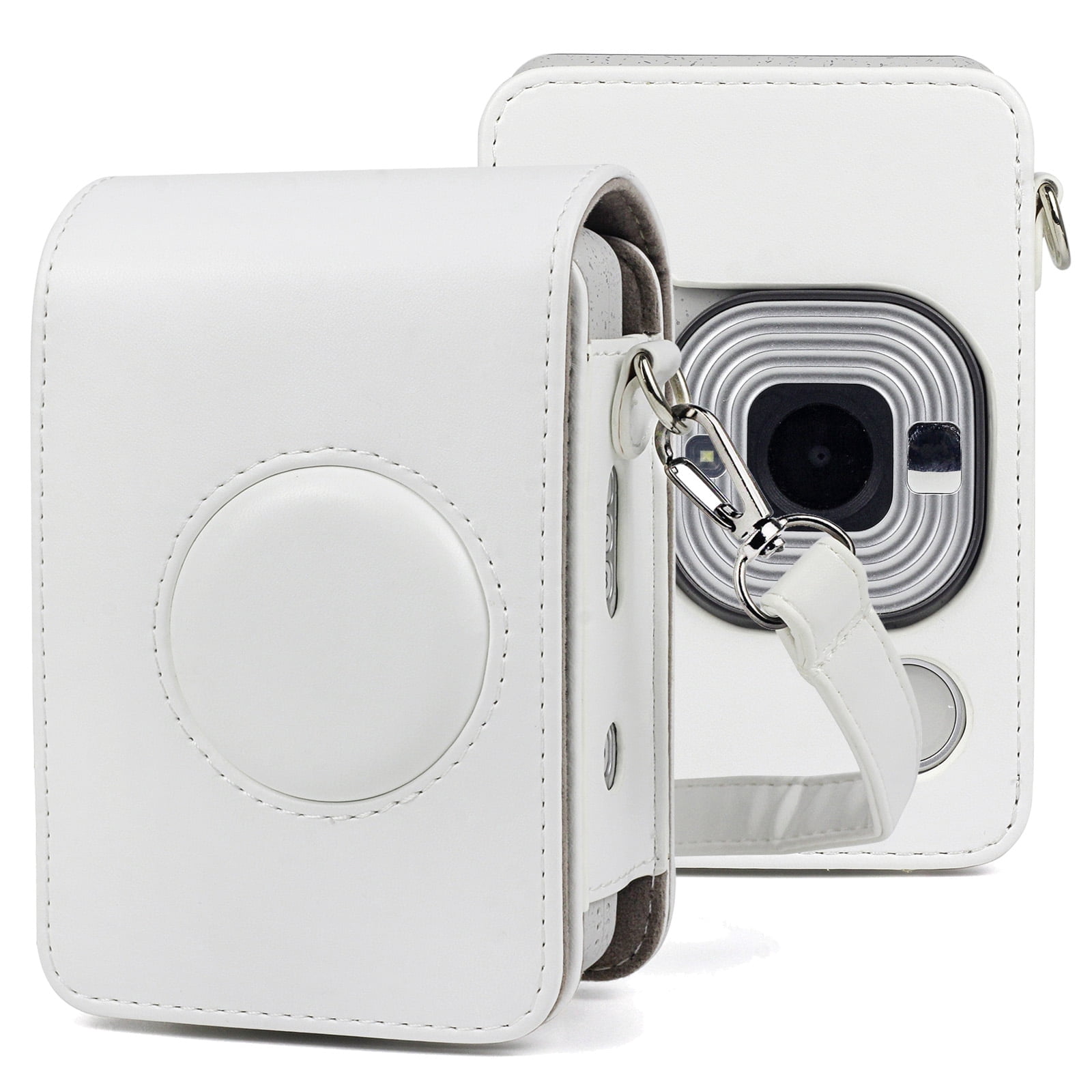 Full Body Camera Retro PU Leather Case Bag with Strap for FUJIFILM ...