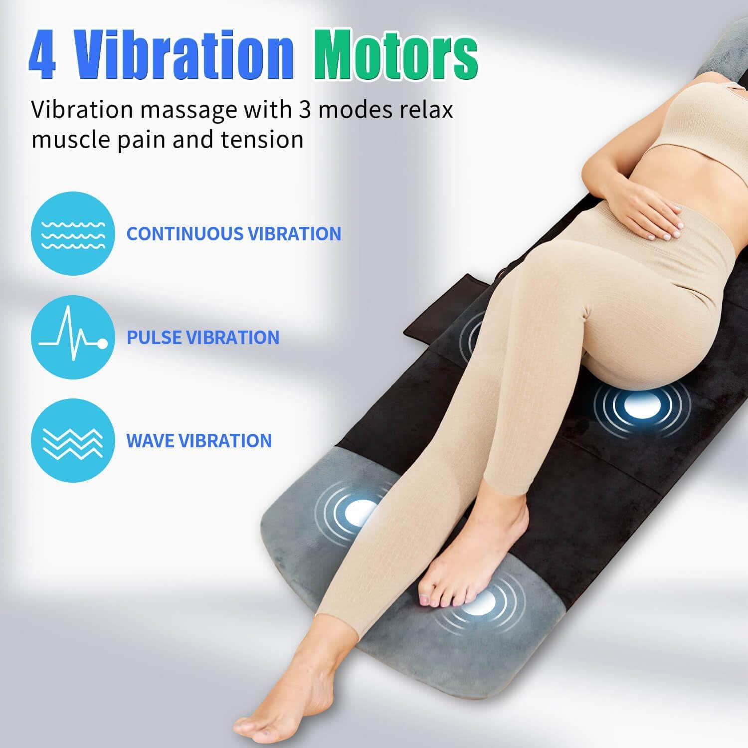 Full Body Massage Mat, 3D Body Stretching & Lumbar Traction, Back ...