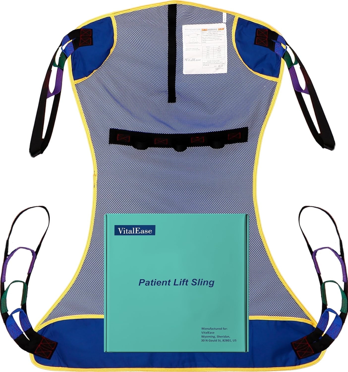 Full Body Mesh Lift Sling with Commode Opening, Patient Lift for ...