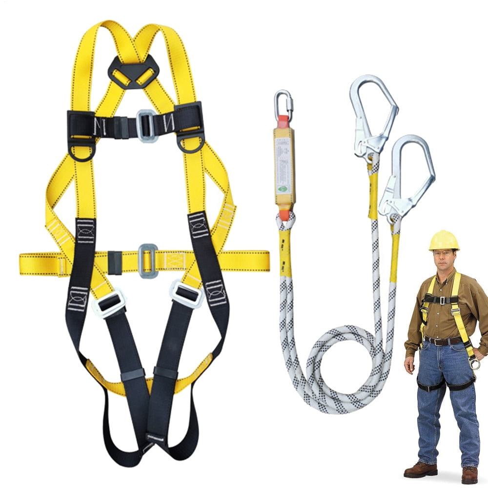 Full Body Safety Harness, 5-point Anti-Fall Safety Belt, High Altitude ...