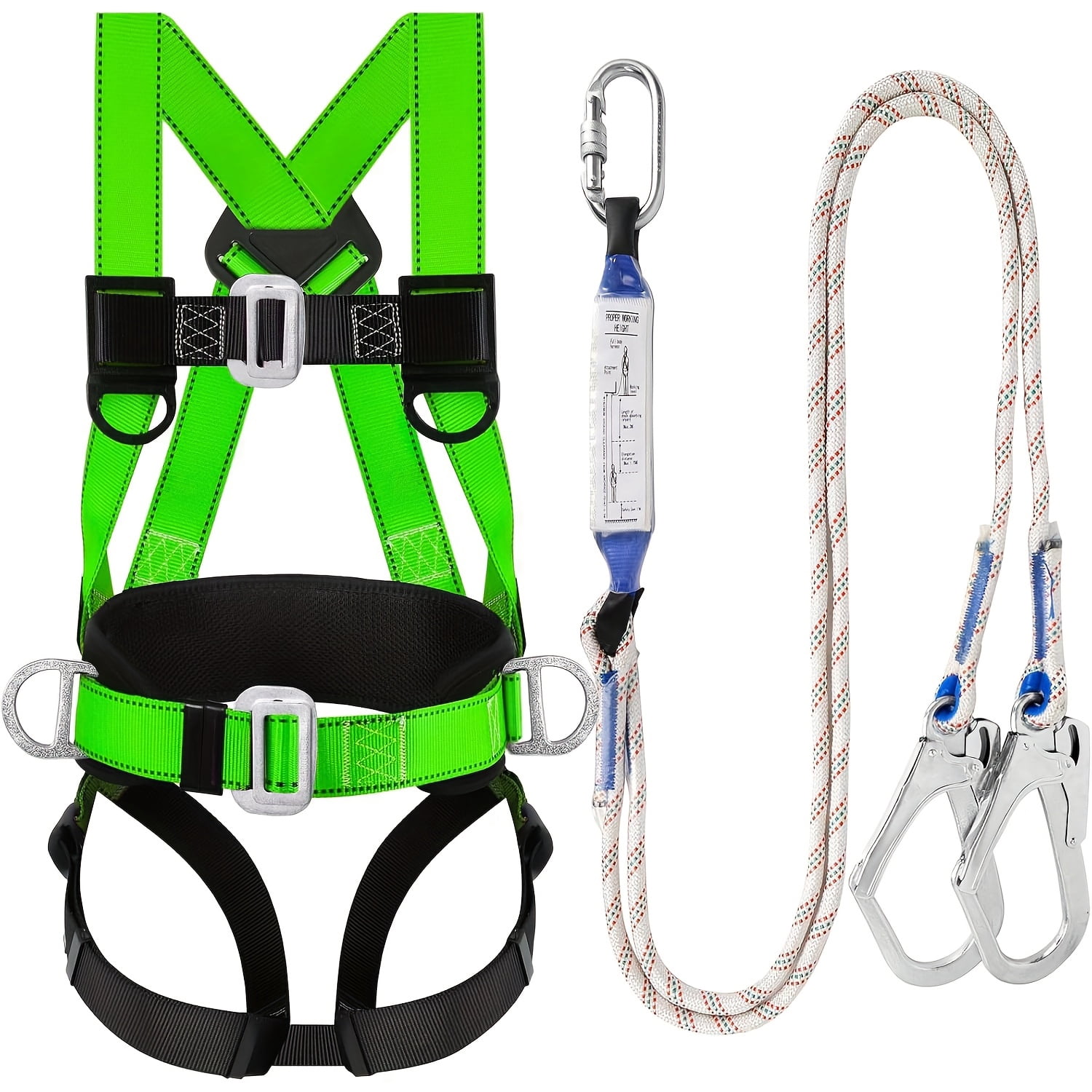 [Full Body Safety Harness] Full Body Safety Harness Fall Protection Kit ...