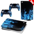 Full Body Vinyl Skin Stickers Compatible with PS5 Disk Edition Console ...