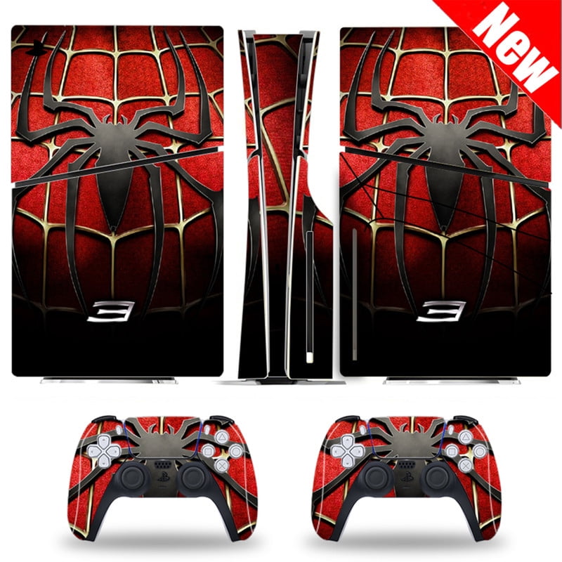 Full Body Vinyl Skin Stickers Compatible with PS5 Slim Disk Edition ...