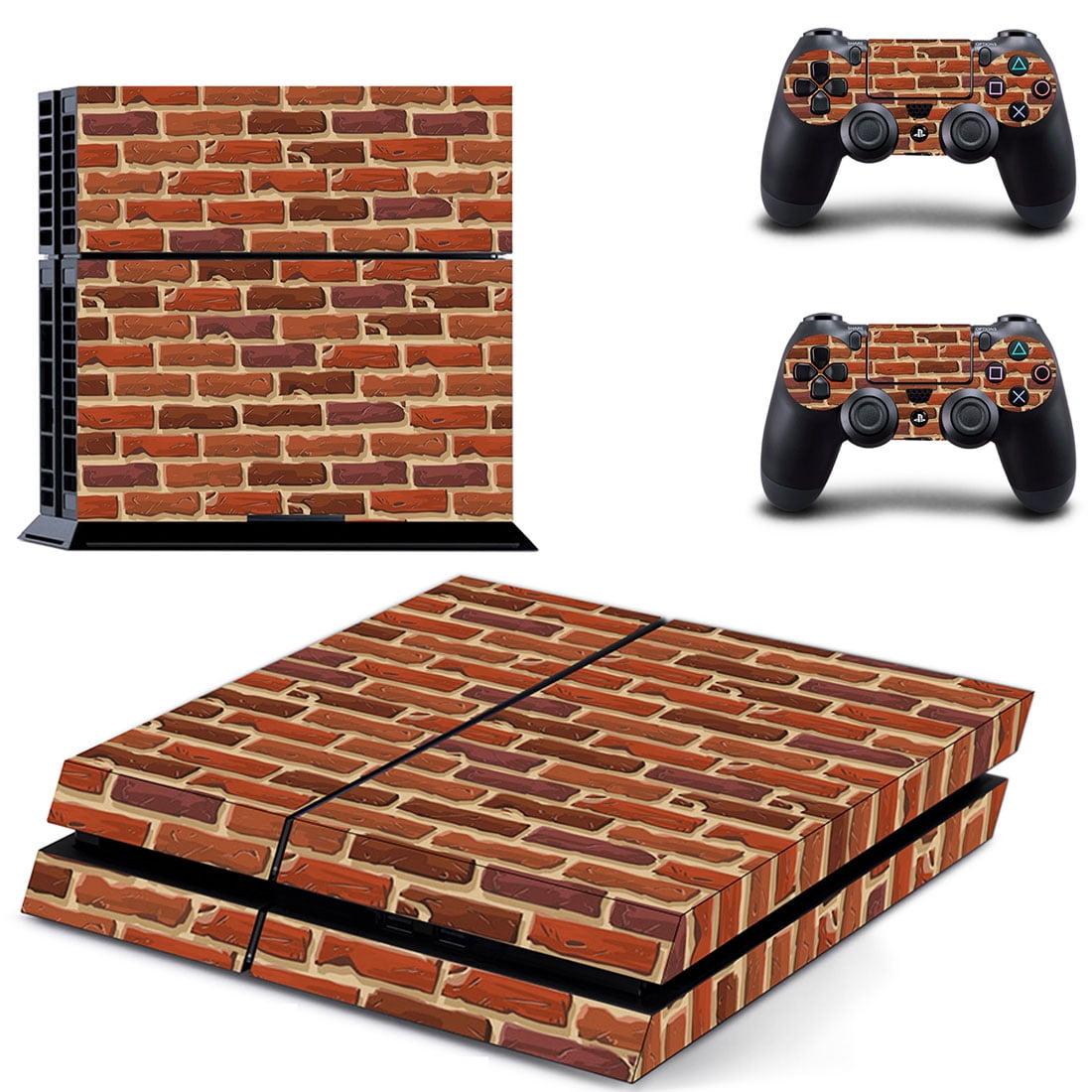 Full Body Vinyl Skin Stickers for PS4 Console and Controllers - Walmart.com