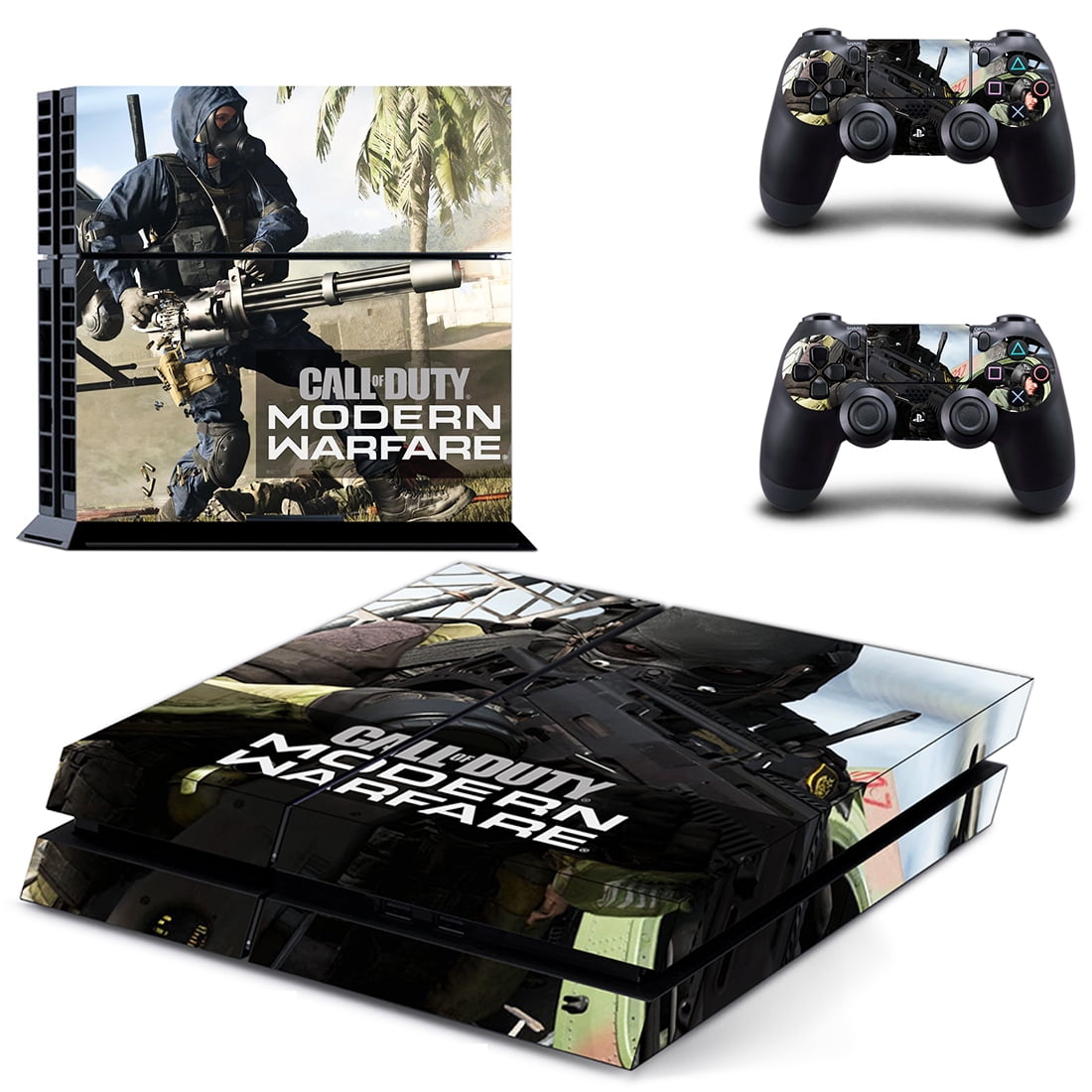 Full Body Vinyl Skin Stickers for PS4 Console and Controllers - Walmart.com