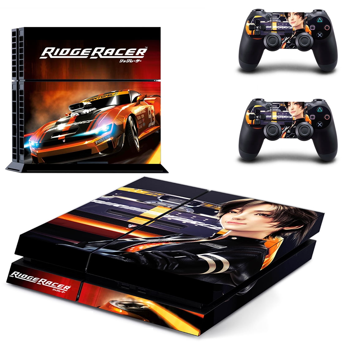Full Body Vinyl Skin Stickers for PS4 Console and Controllers - Walmart.com