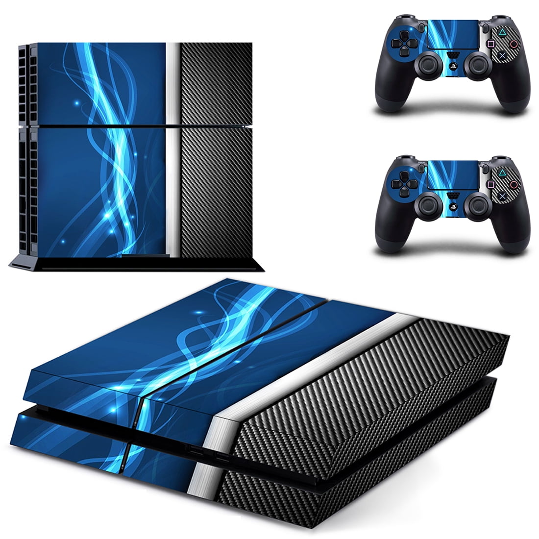 Full Body Vinyl Skin Stickers for PS4 Console and Controllers - Walmart.com