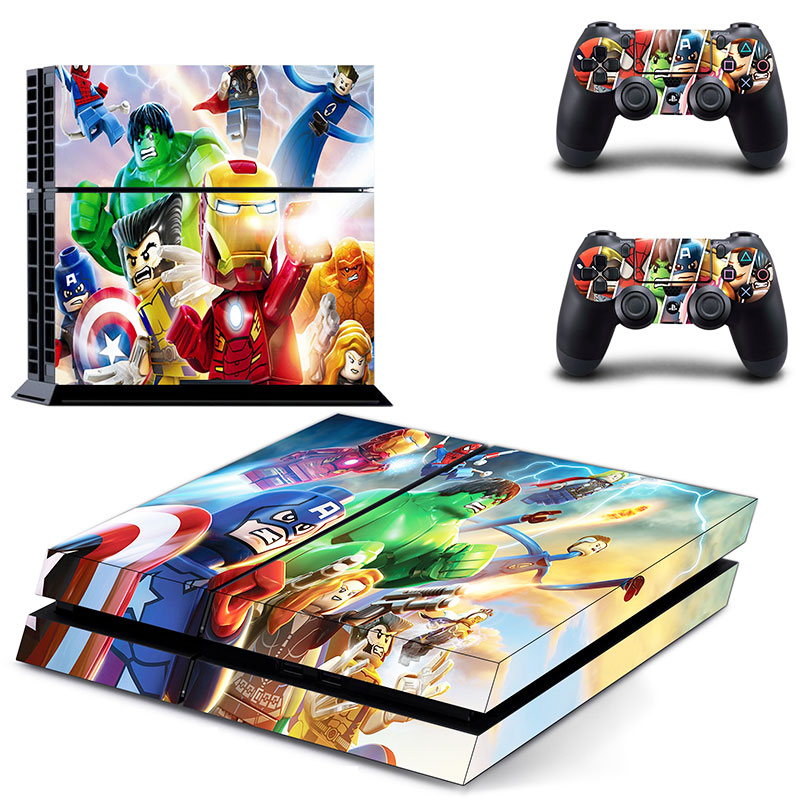 Full Body Vinyl Skin Stickers for PS4 Console and Controllers - Walmart.com