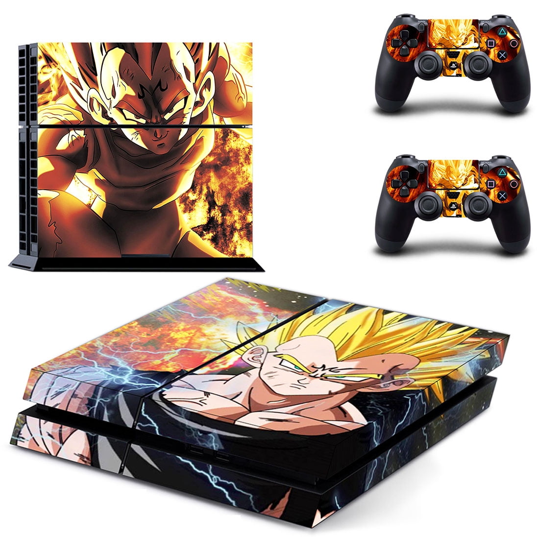 Full Body Vinyl Skin Stickers for PS4 Console and Controllers - Walmart.com