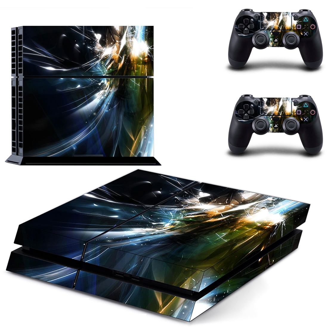 Full Body Vinyl Skin Stickers for PS4 Console and Controllers - Walmart.com