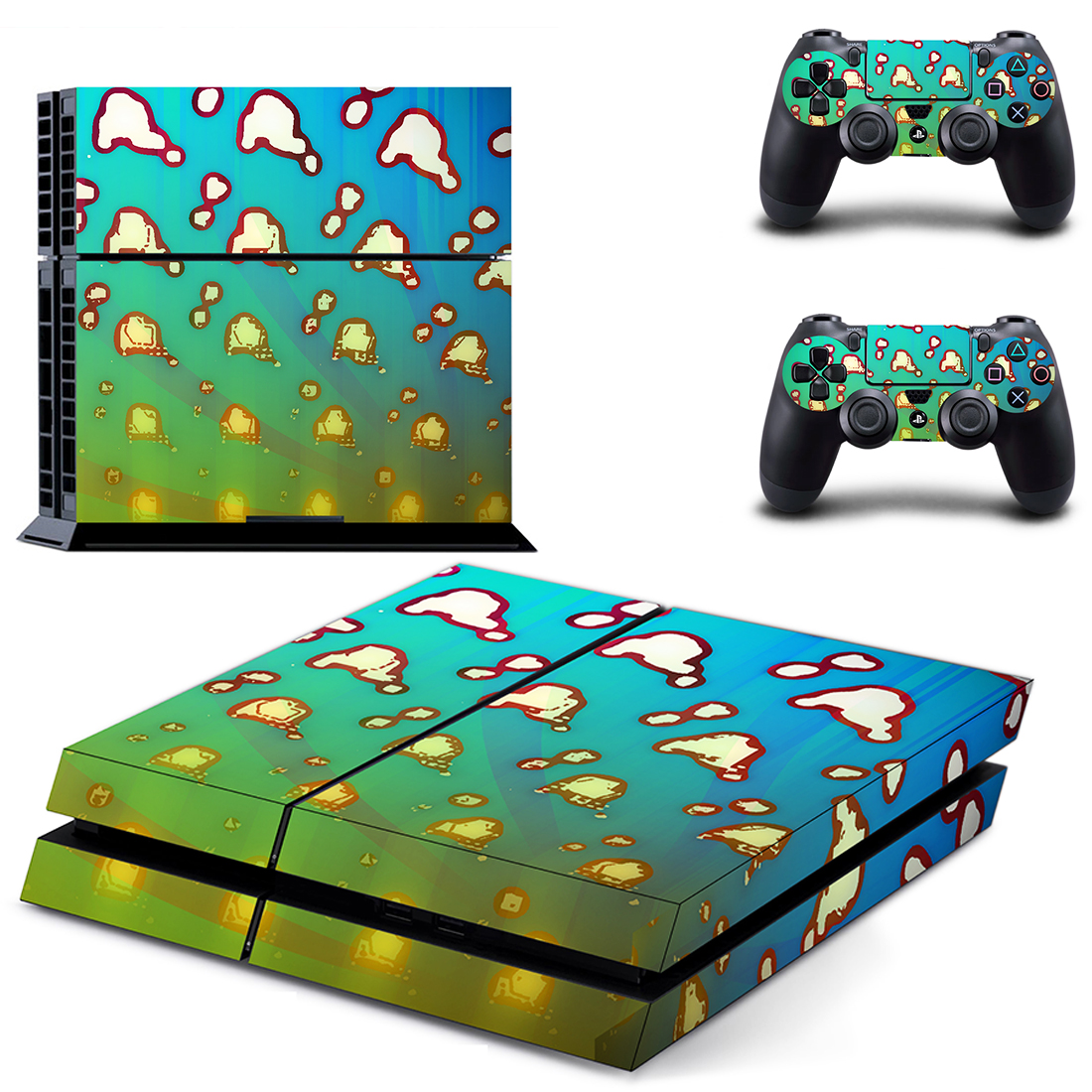 Full Body Vinyl Skin Stickers for PS4 Console and Controllers - Walmart.com