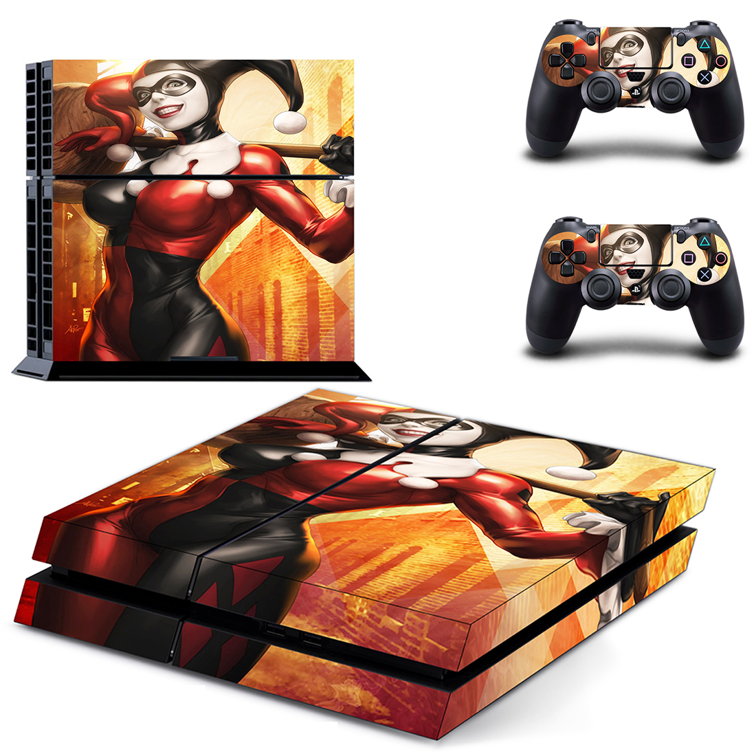 Full Body Vinyl Skin Stickers for PS4 Console and Controllers - Walmart.com