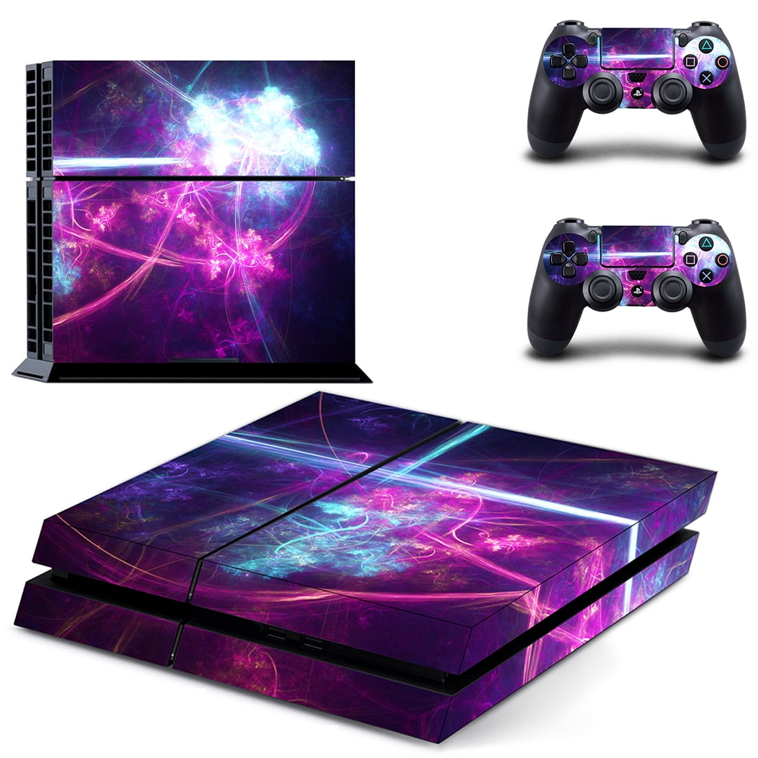 Full Body Vinyl Skin Stickers for PS4 Console and Controllers - Walmart.com
