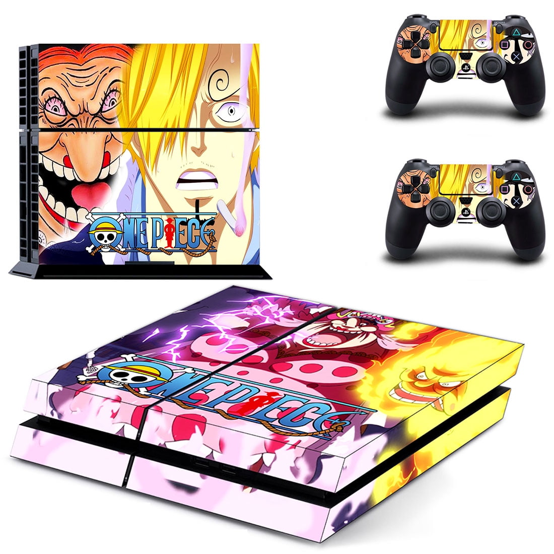 Full Body Vinyl Skin Stickers for PS4 Console and Controllers - Walmart.com