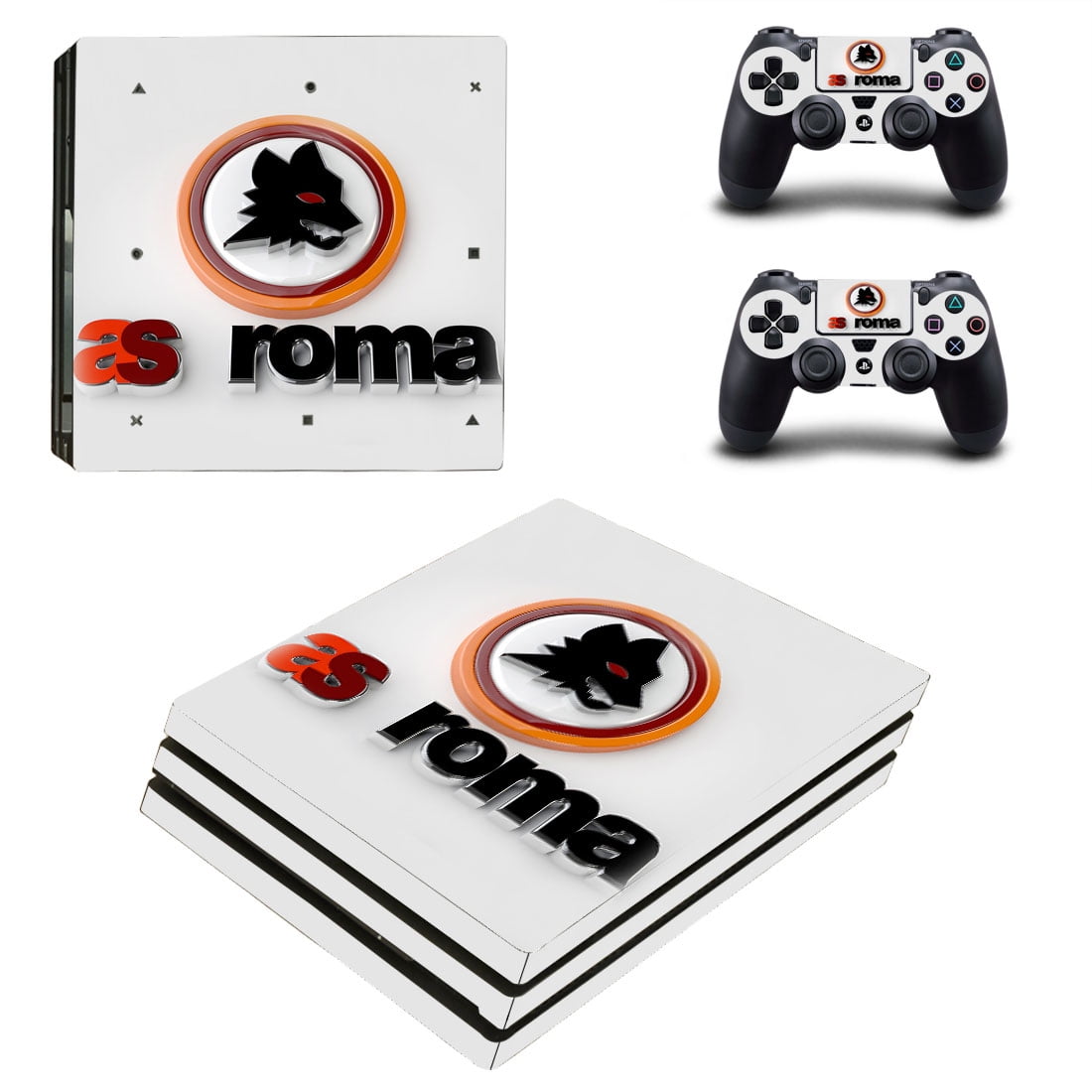 Full Body Vinyl Skin Stickers for PS4 Pro Console and Controllers ...