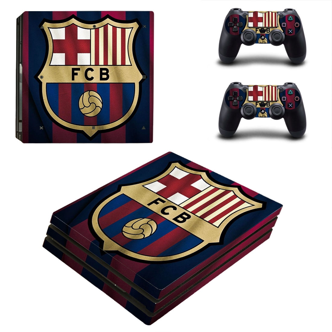 Full Body Vinyl Skin Stickers for PS4 Pro Console and Controllers ...