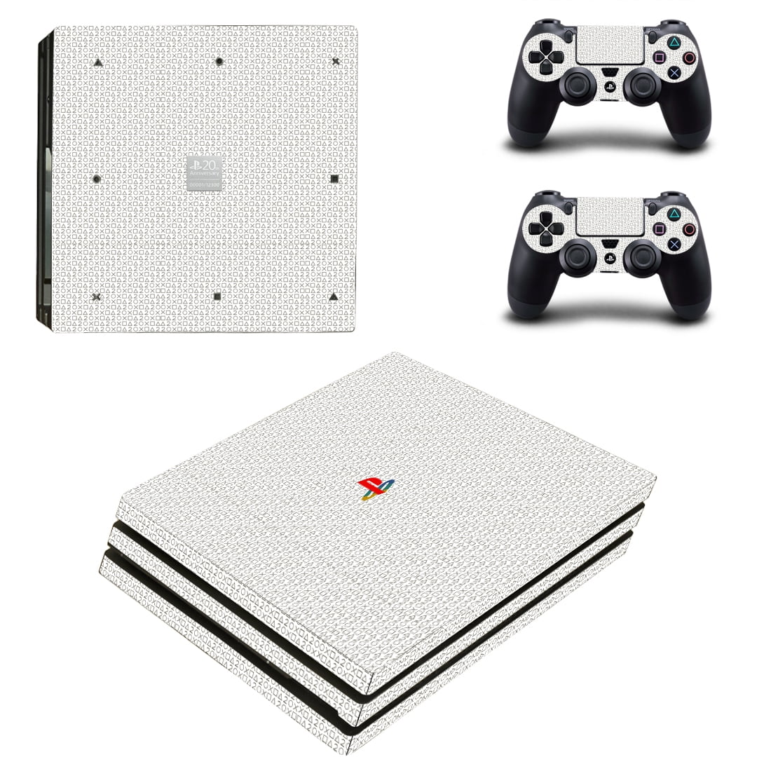Full Body Vinyl Skin Stickers for PS4 Pro Console and Controllers ...