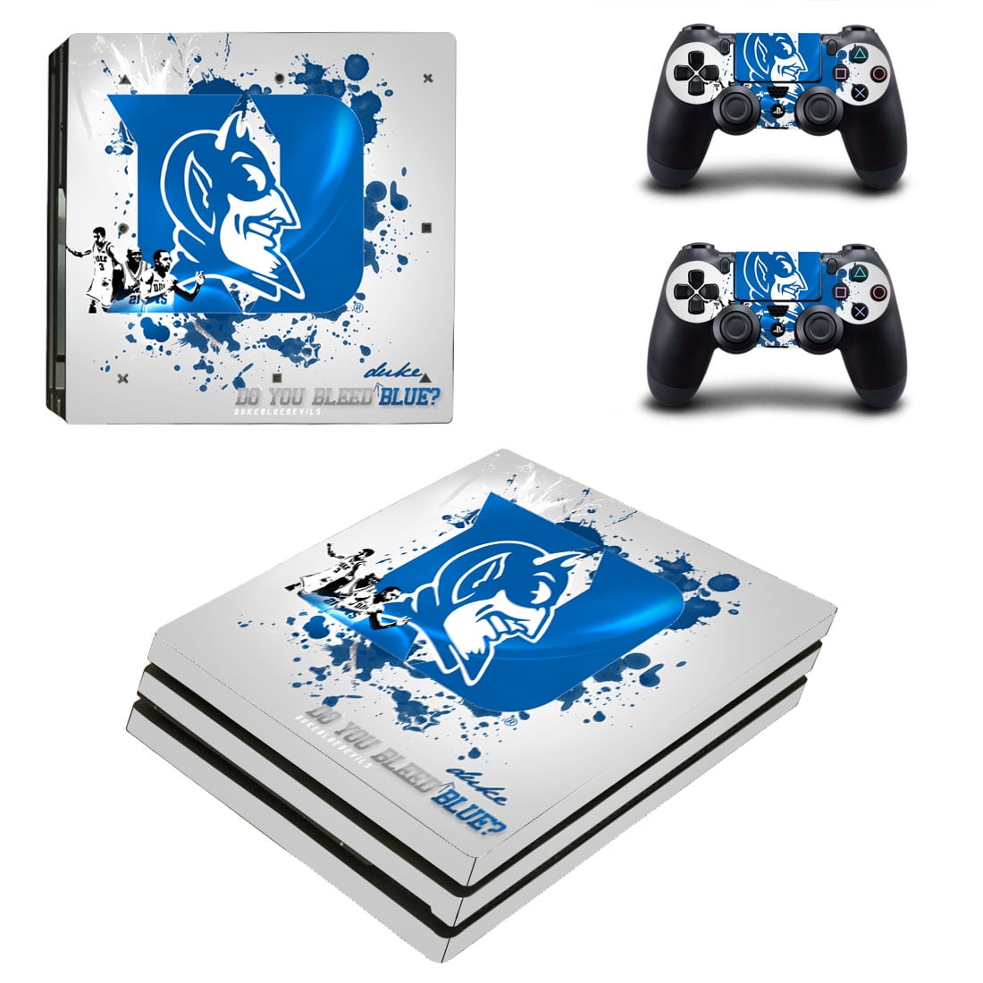 Full Body Vinyl Skin Stickers for PS4 Pro Console and Controllers ...