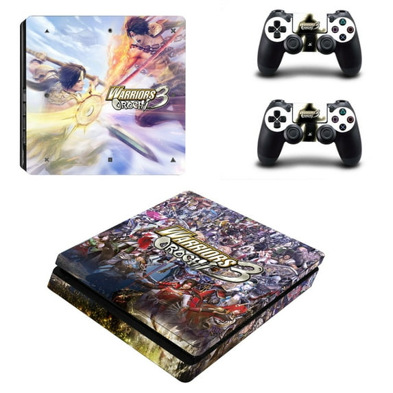 Full Body Vinyl Skin Stickers for PS4 Slim Console and Controllers ...