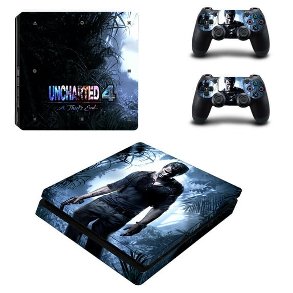 Full Body Vinyl Skin Stickers for PS4 Slim Console and Controllers ...