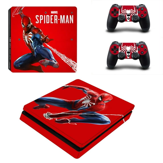 Full Body Vinyl Skin Stickers for PS4 Slim Console and Controllers ...