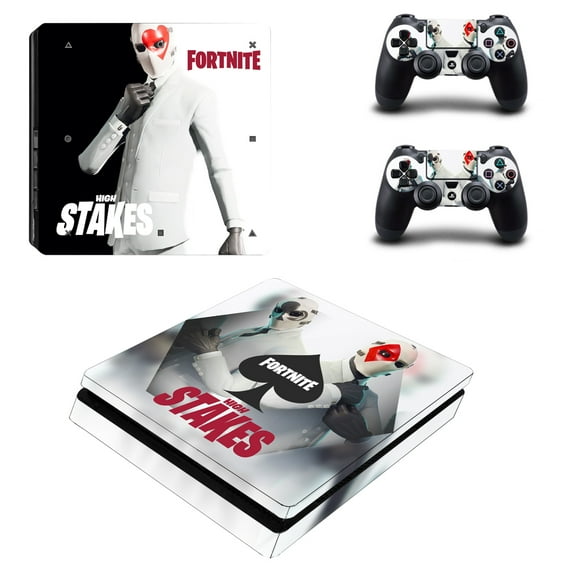 Full Body Vinyl Skin Stickers for PS4 Slim Console and Controllers ...