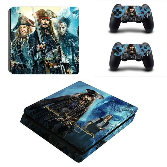 Full Body Vinyl Skin Stickers for PS4 Slim Console and Controllers ...