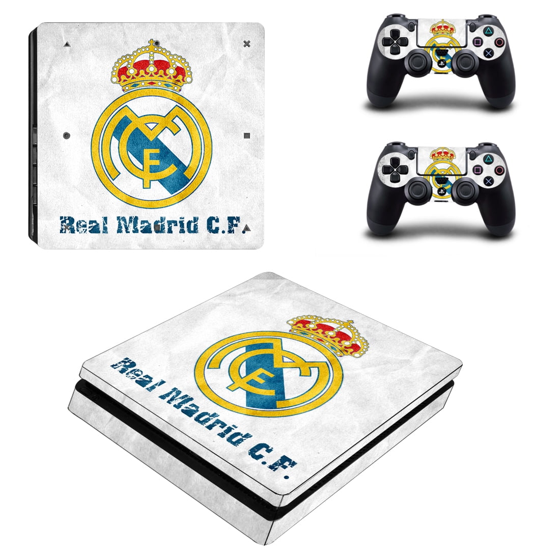 Full Body Vinyl Skin Stickers for PS4 Slim Console and Controllers ...