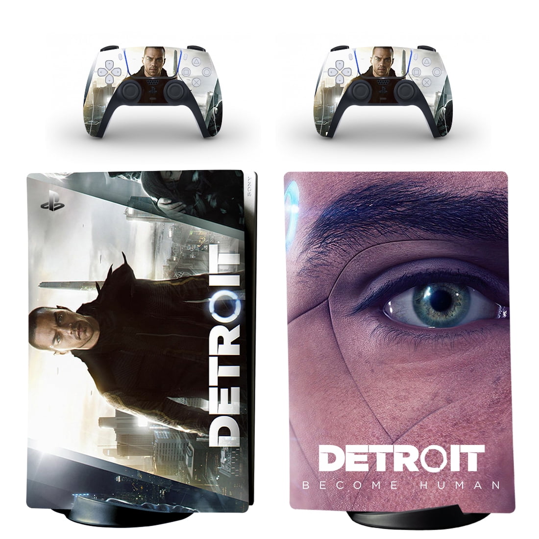 Full Body Vinyl Skin Stickers for PS5 Digital Edition Console and ...