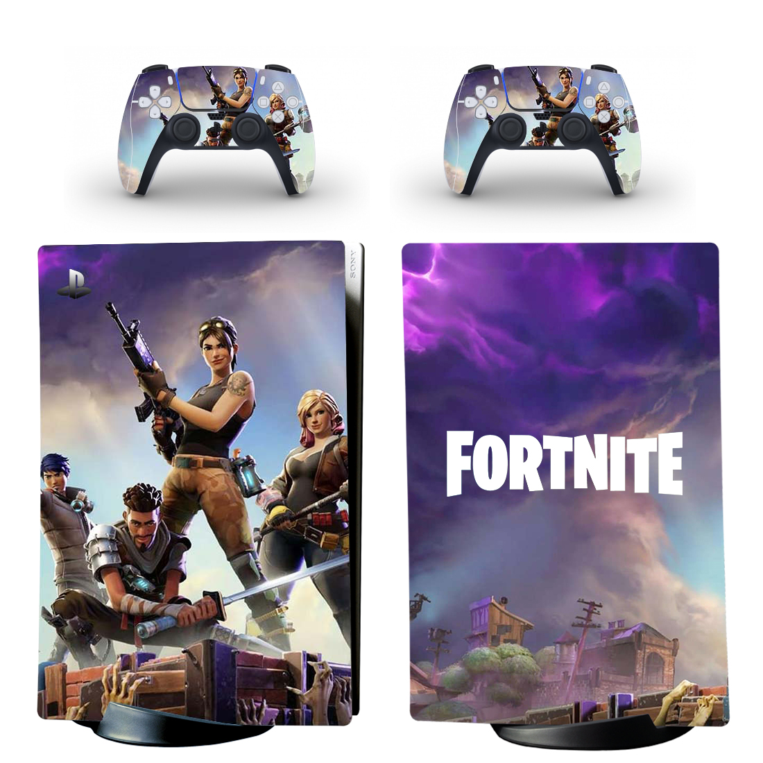 Full Body Vinyl Skin Stickers for PS5 Digital Edition Console and ...