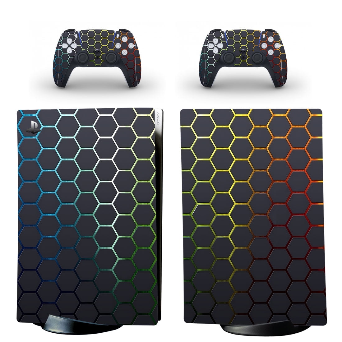 Full Body Vinyl Skin Stickers for PS5 Digital Edition Console and ...