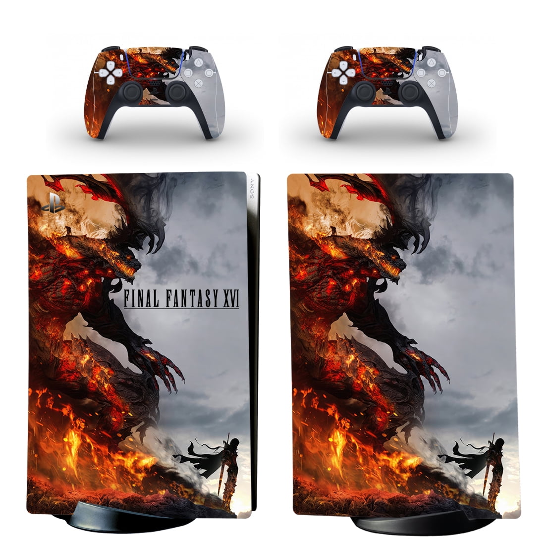 Full Body Vinyl Skin Stickers for PS5 Digital Edition Console and Controllers - Walmart.com