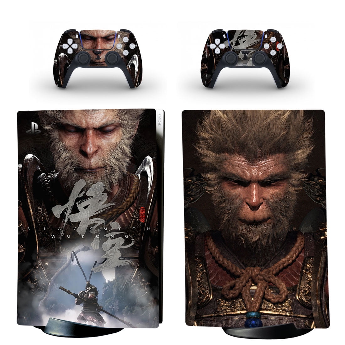 Full Body Vinyl Skin Stickers for PS5 Digital Edition Console and ...